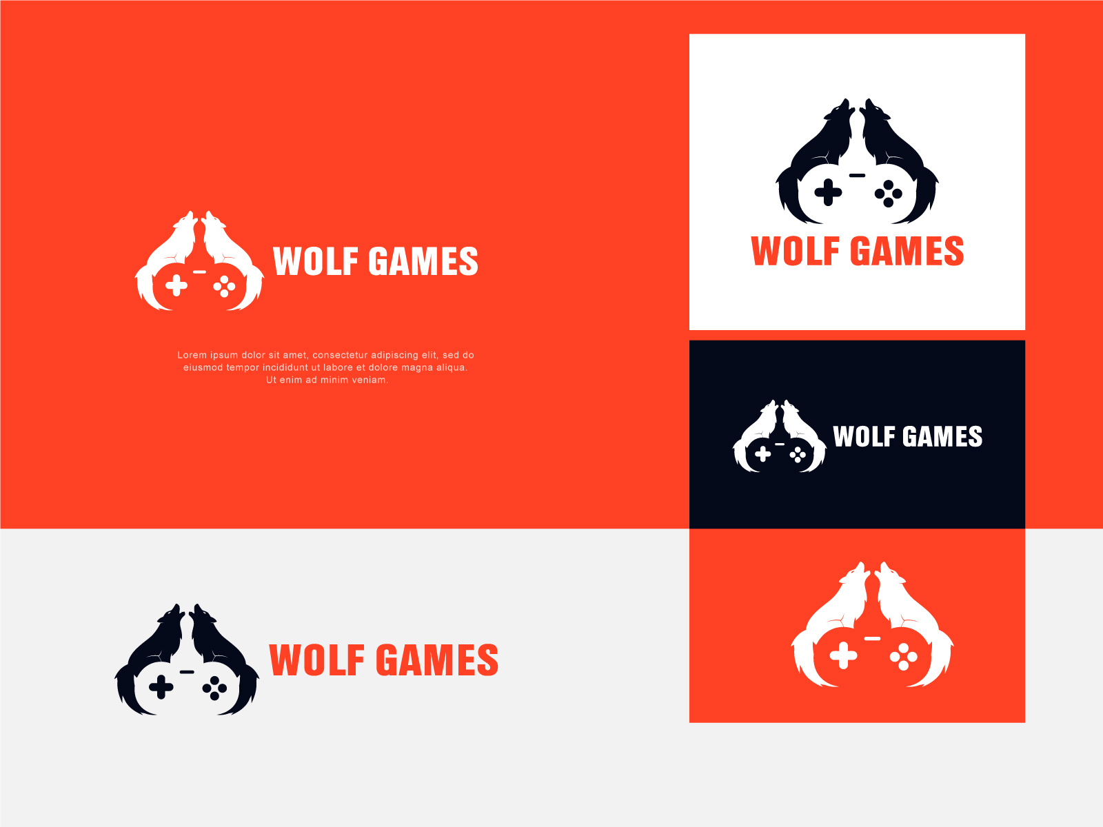 Wolf Game Logo by Ben Naveed 🇺🇸 on Dribbble