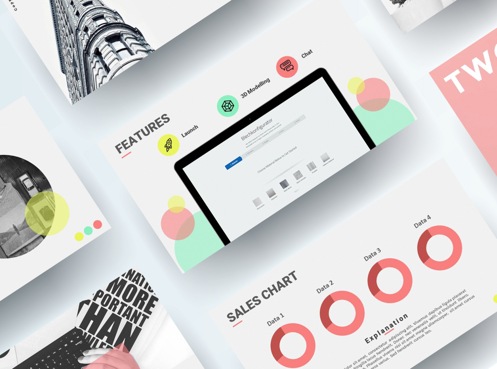 Pastel Presentation Design by Rizki Adhitya Pratama on Dribbble