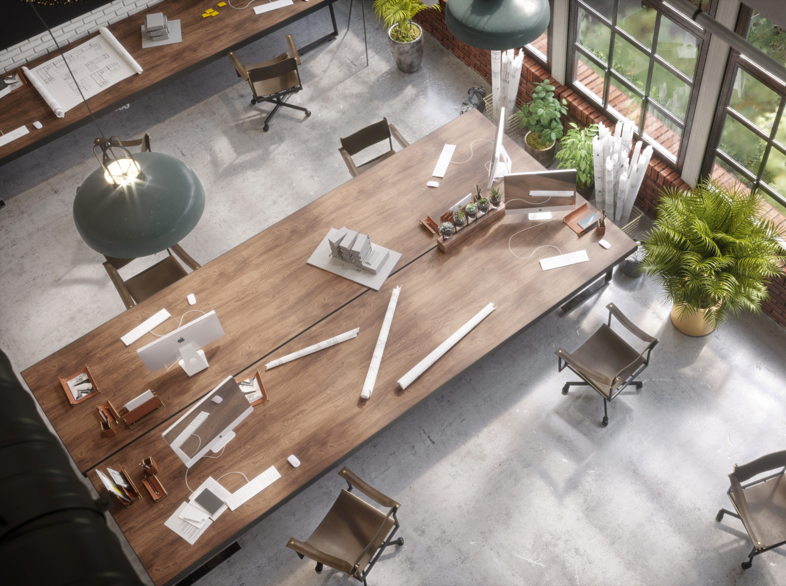 New York Office in rainy aura | CGI by Filip on Dribbble