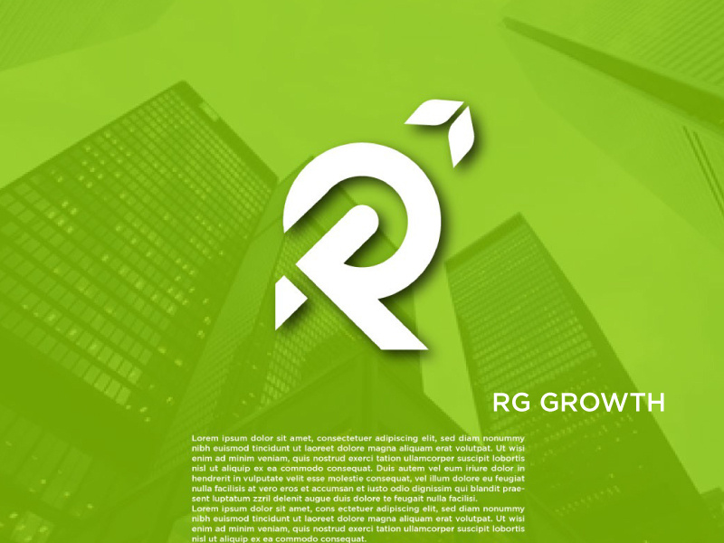 RG Growth logo by Mahammad Mahidul Islam on Dribbble
