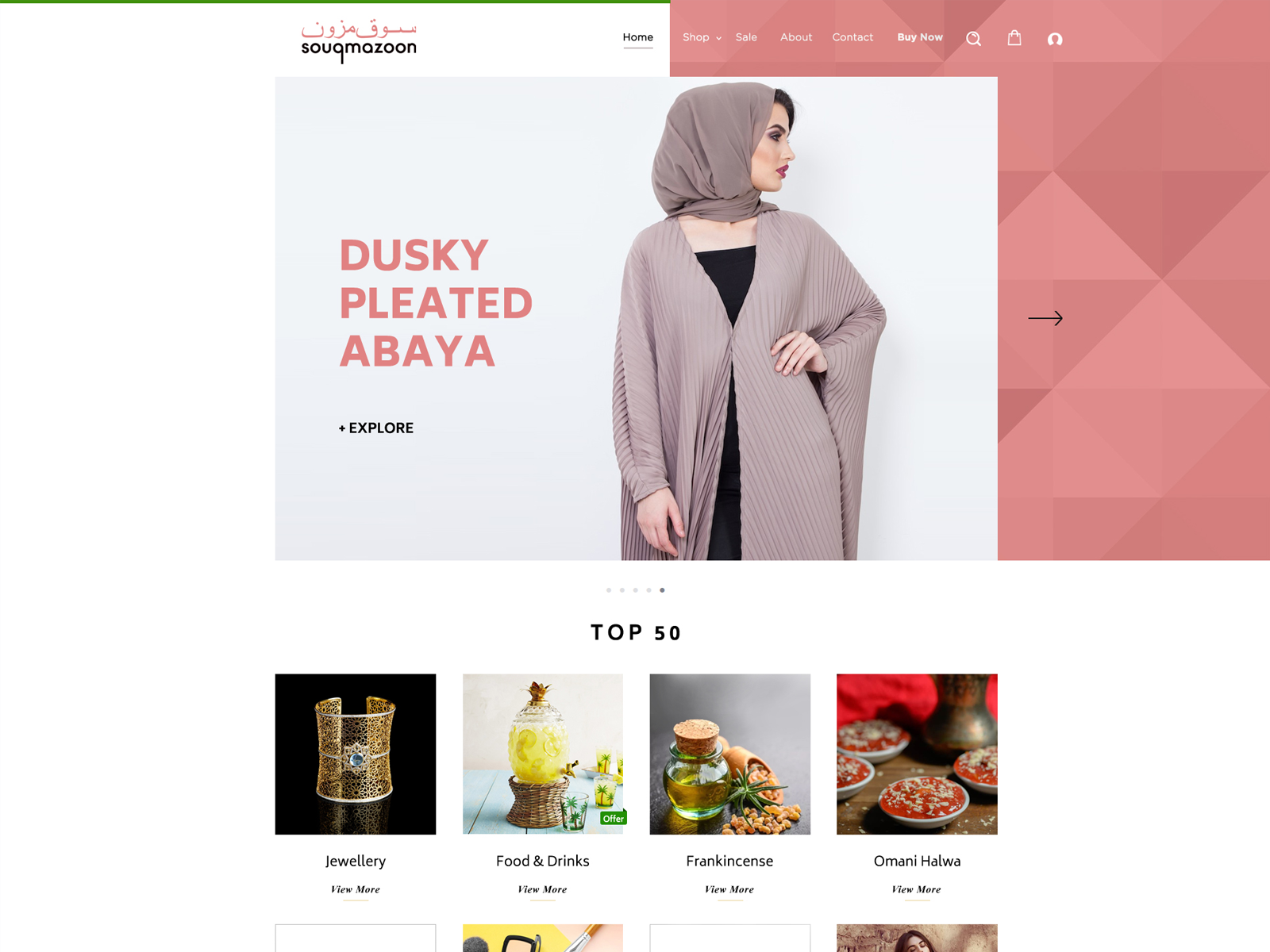 UAE base e-Commerce Website Design by Vilas on Dribbble