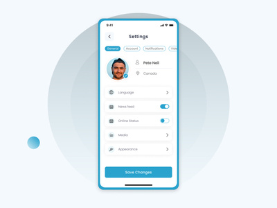 Settings UI mobile by Creative UI/UX designer | Interaction designer ...