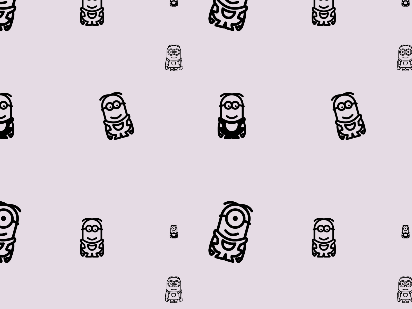 Cartoon pattern design minions by Janahath on Dribbble