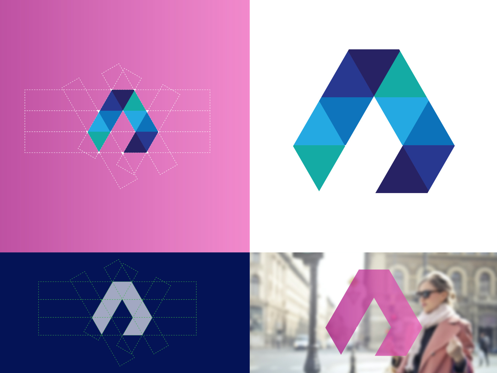 Triangle Icon Branding by Md Badhon on Dribbble