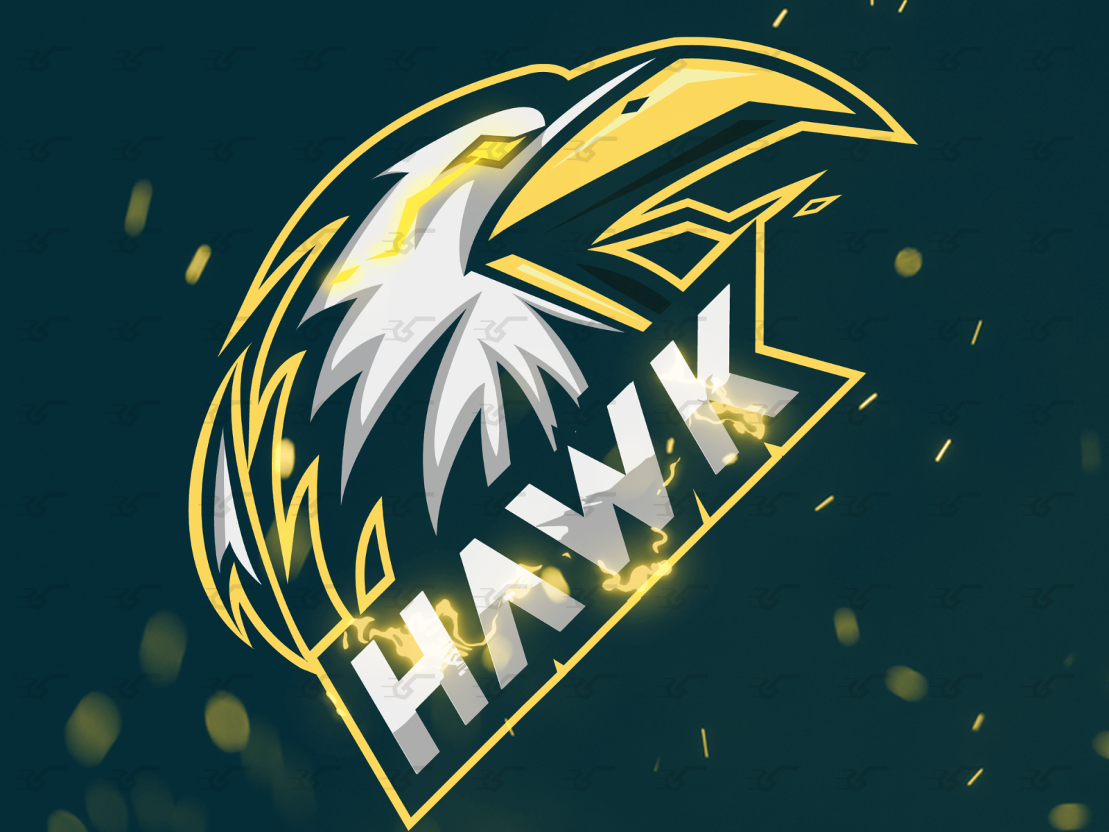Hawk eSport Gaming Mascot Logo by Gematria Chaos on Dribbble