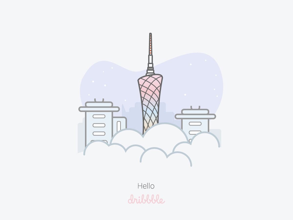 Canton Tower by yiqineve on Dribbble
