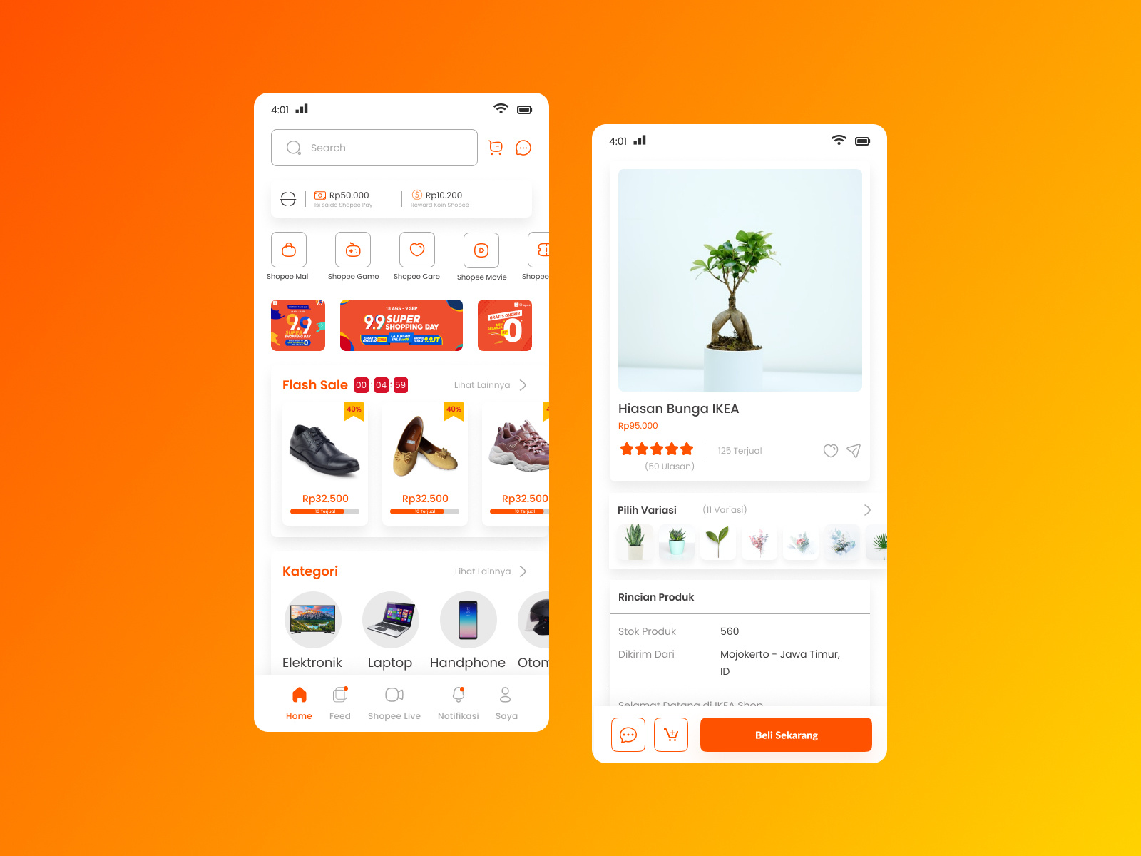 E-Commerce Application - Redesign Shopee App - Mobile App by ...