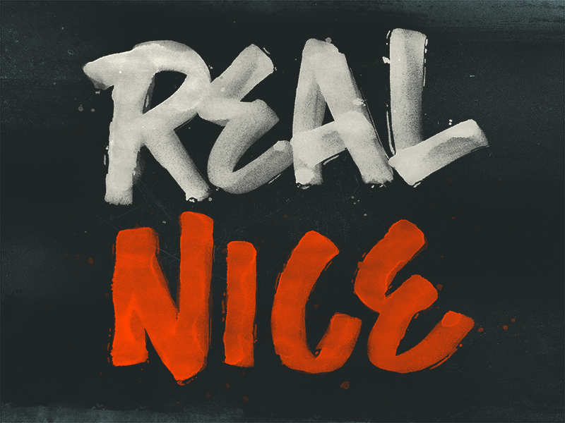 Real Nice by Mike Greenwell 🍩 on Dribbble