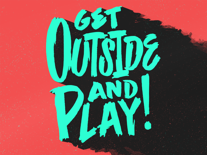 Get Outside And Play by Mike Greenwell 🍩 on Dribbble