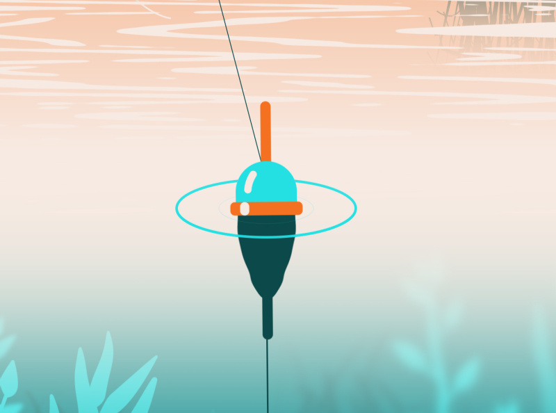 Fishing Intro Logo by Honika Design on Dribbble