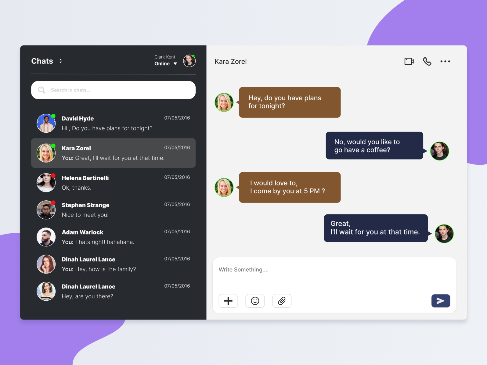 Direct Messaging by Lucas Bracamonte - UX/UI Designer on Dribbble