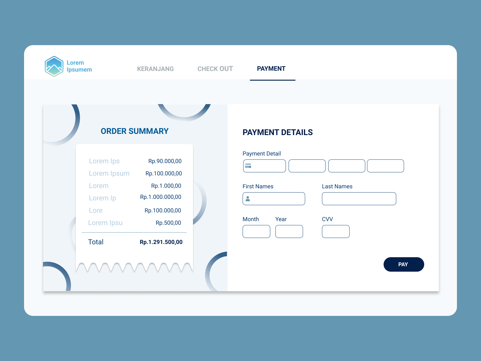 Credit Card Payment Check Out UI Design by Dian Fara on Dribbble