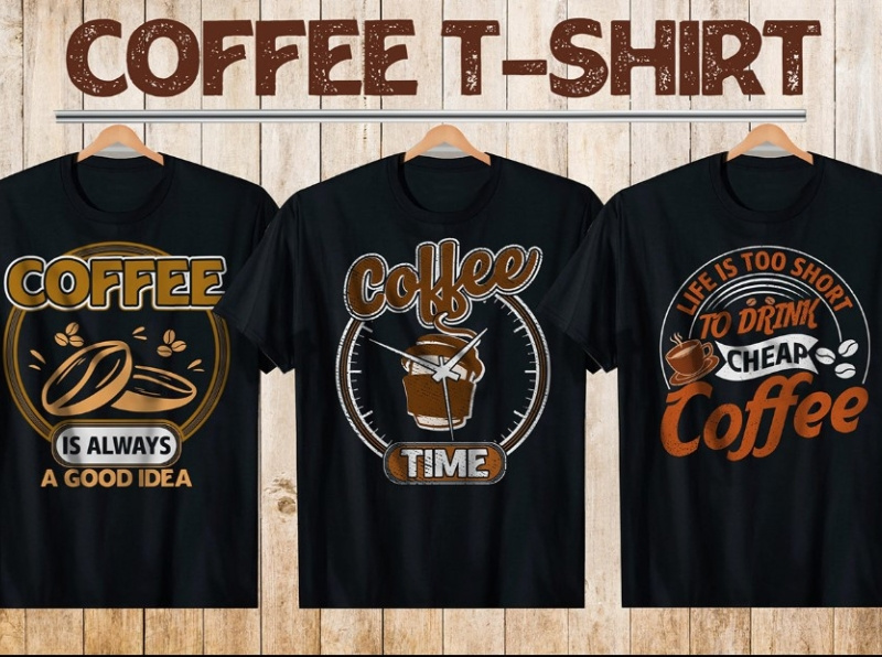 Coffee T-shirt Design by Aysha Afrin Any on Dribbble