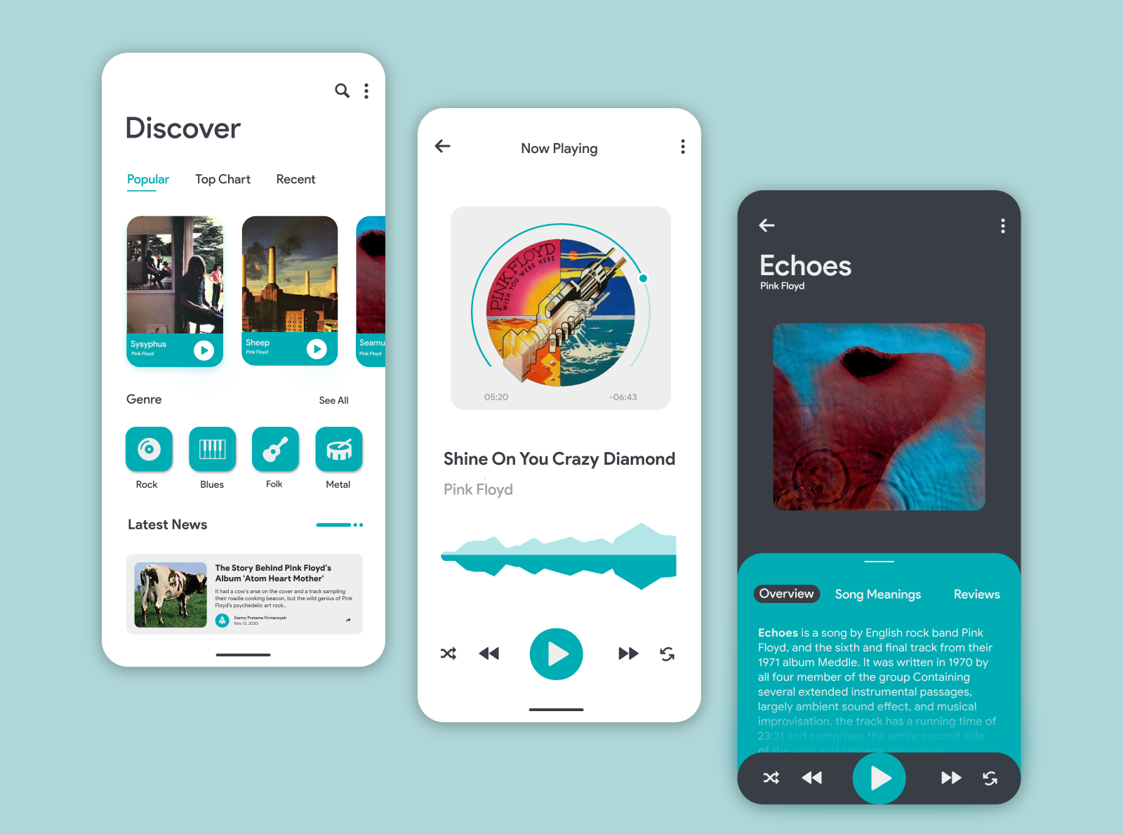 Music Player App | UI Design by Danny Pratama Firmansyah on Dribbble
