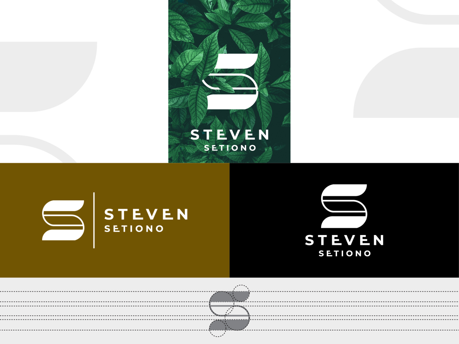 Logo for - Steven Setiono by Ulinnuha Muhammad Firdaus on Dribbble