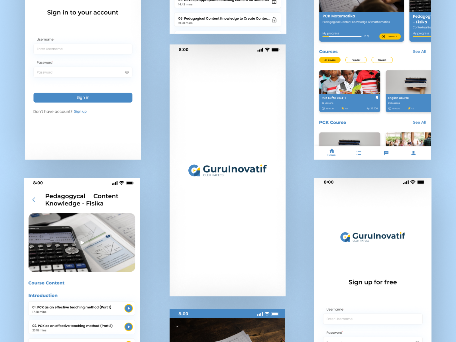 Course App | GuruInovatif by Herman Saputra on Dribbble