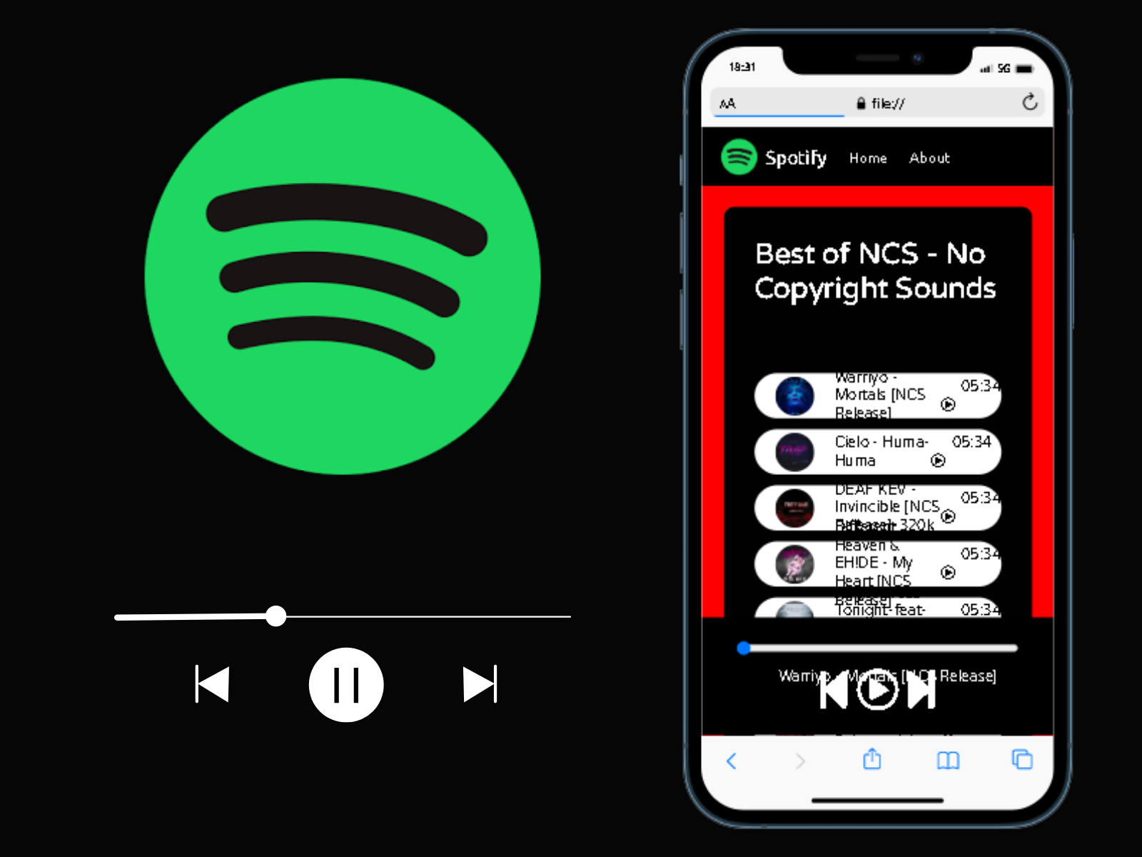 Spotify Clone by Muammer Altunkan on Dribbble