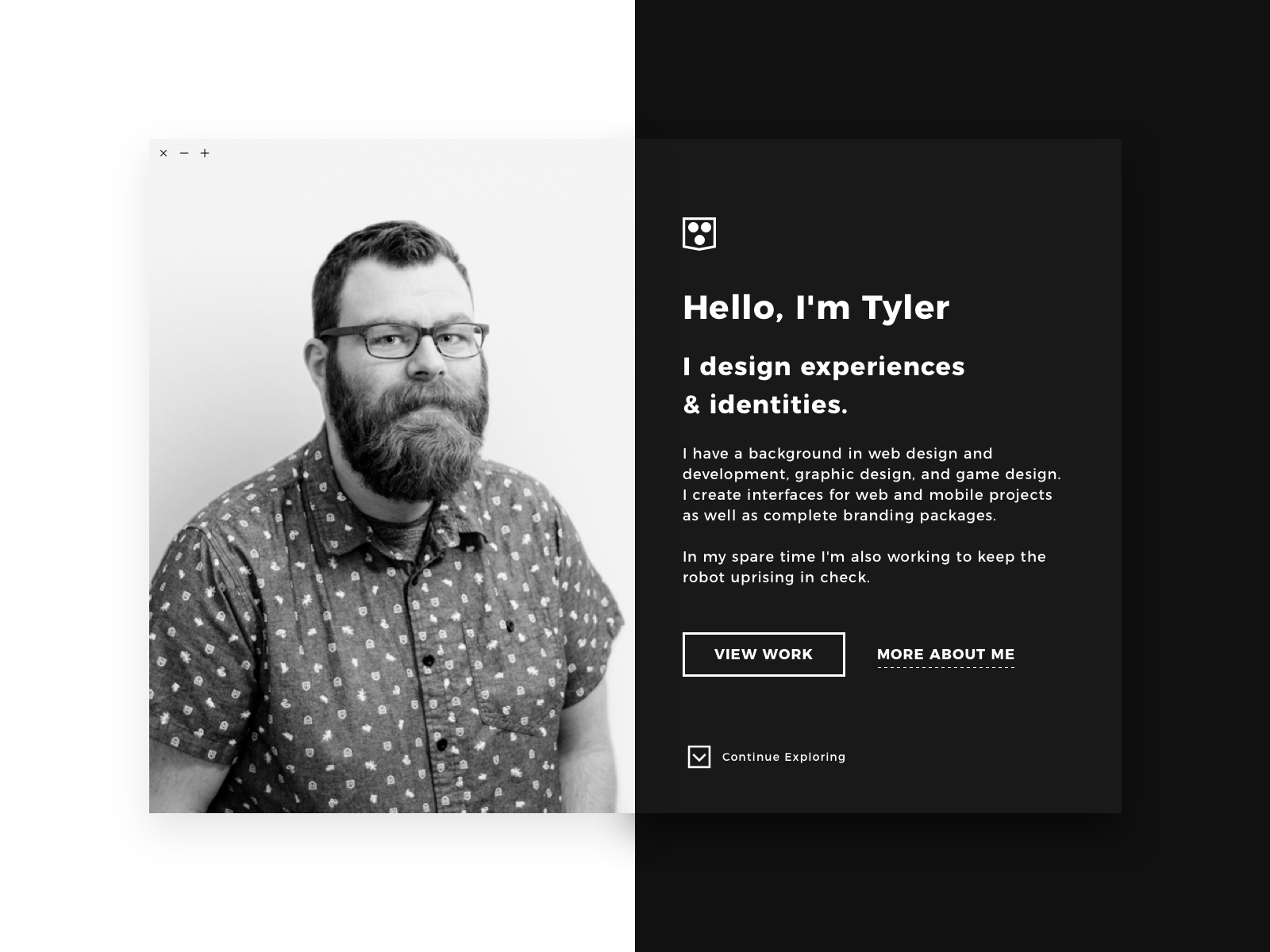Daily UI 003 • Landing Page by Tyler Coderre on Dribbble