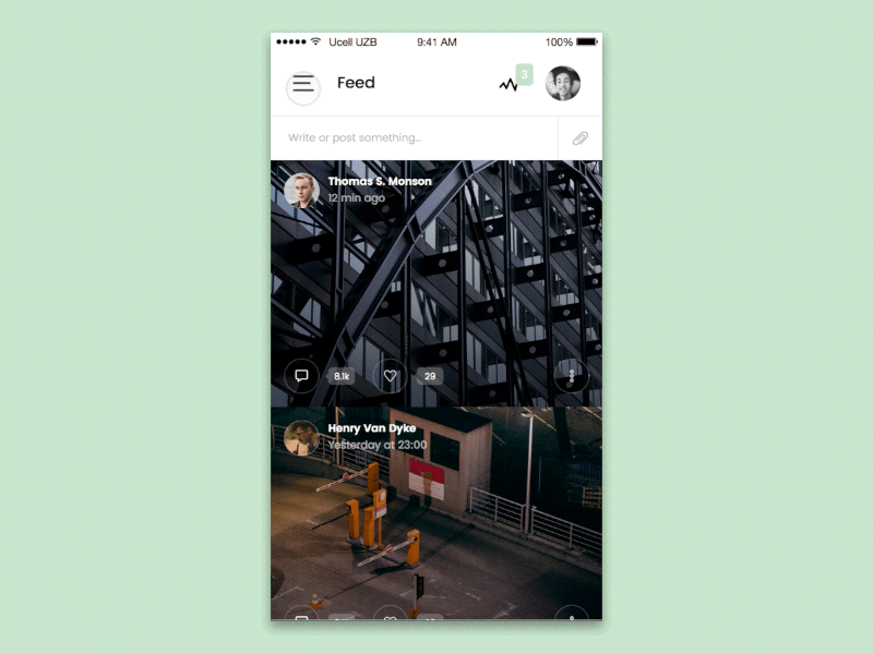 menu interaction using principle by nikhil bhatia on Dribbble