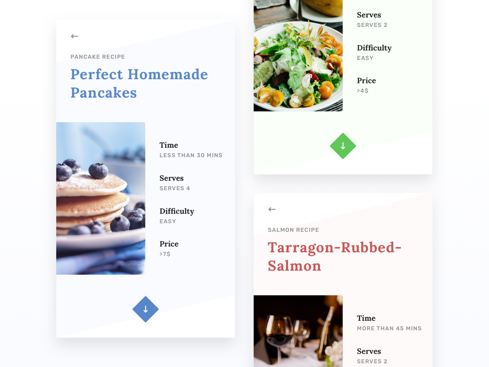 Recipe Application by Clément Jacquelin on Dribbble