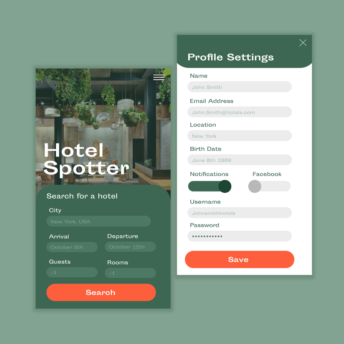 Settings Ui Page by Emma Dallaire on Dribbble