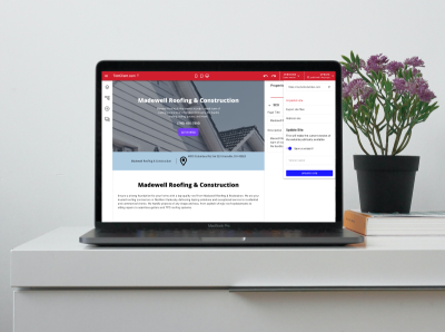 Site Builder Application - Desktop by Nathan Lieberman on Dribbble