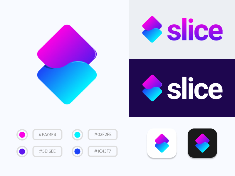 Slice Pay Logo & Branding by Surgyy Design on Dribbble