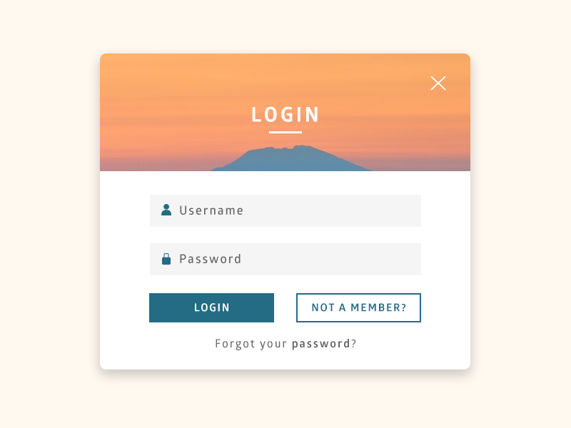 Daily UI_01 by Erica Mercer on Dribbble
