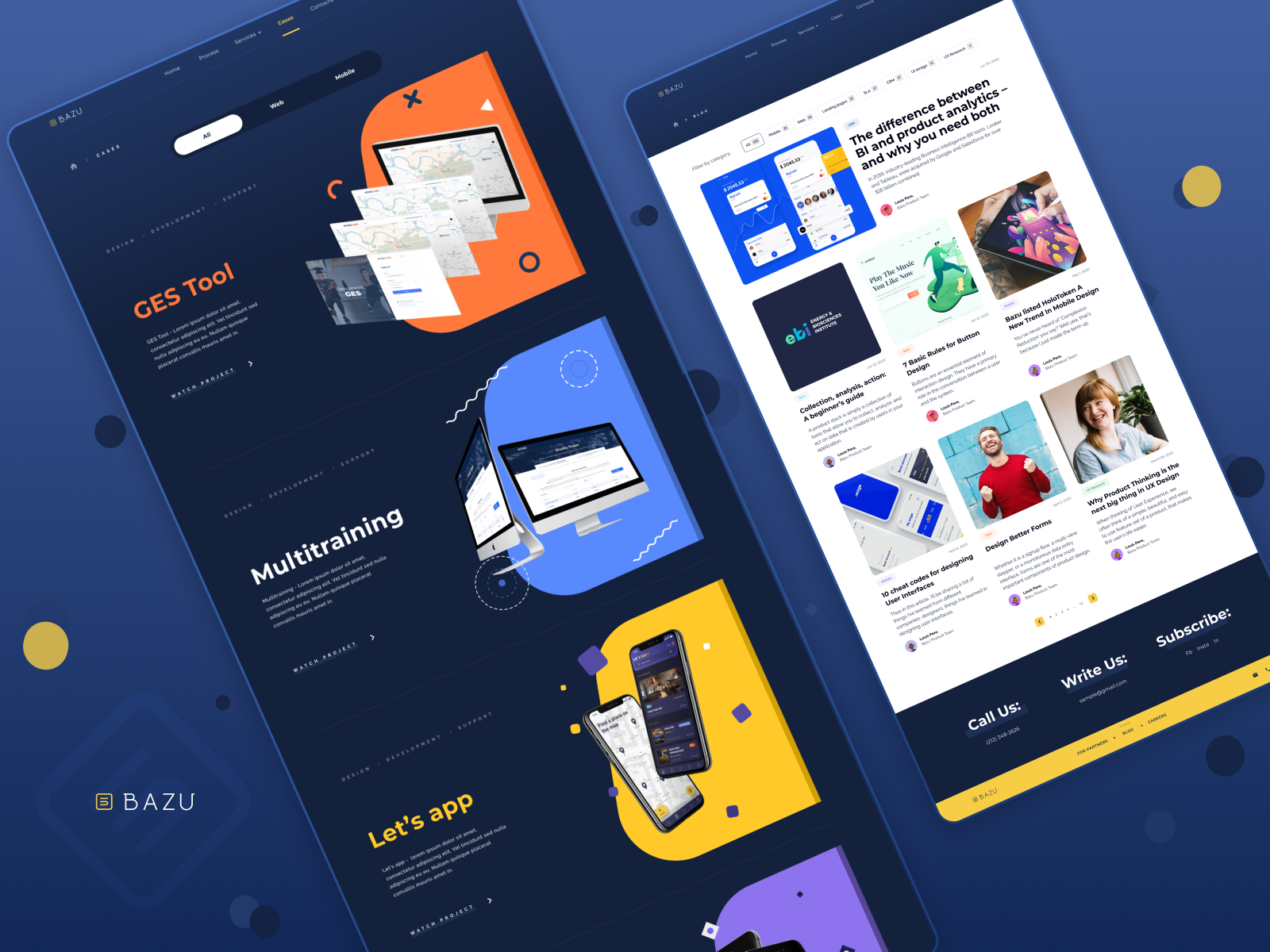 Bazu Company by BAZU on Dribbble