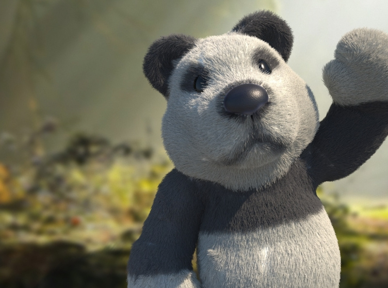 Panda by Eduardo Bartali on Dribbble