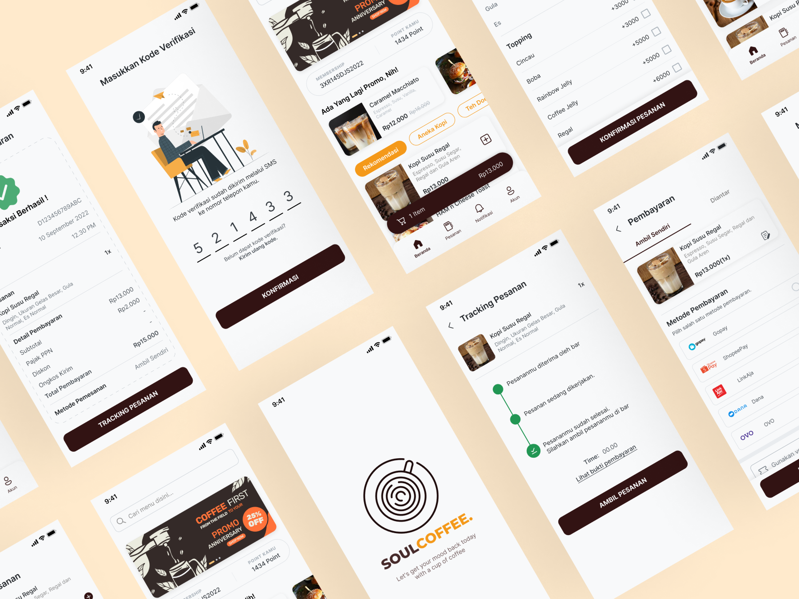 Delivery Coffee App - UI Design by zulfaltfh on Dribbble