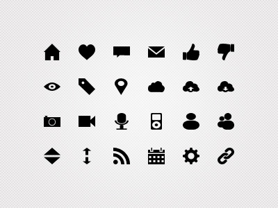 Photoshop Wireframing Kit Icons by Vladimir Carrer on Dribbble