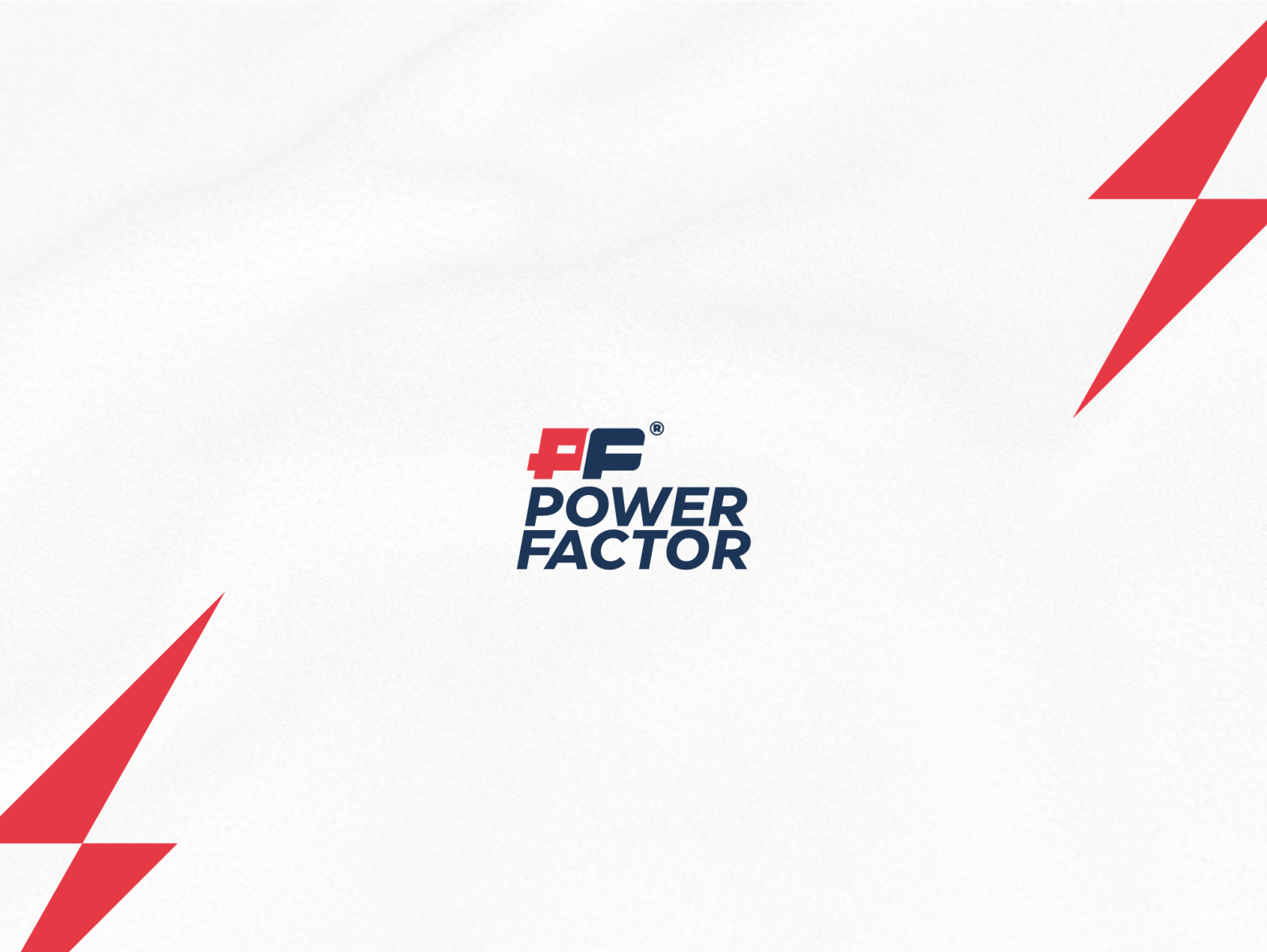 Power Factor Logo by Mohammed Alkhatib on Dribbble