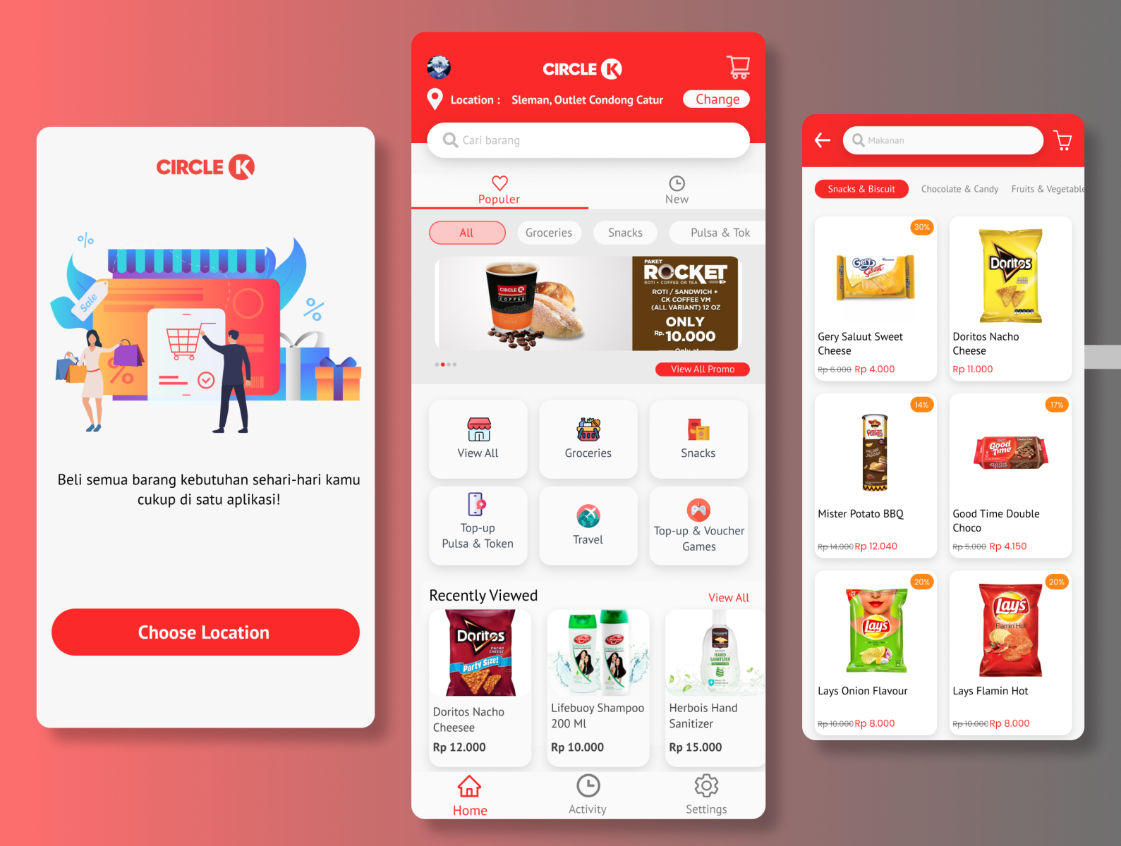 Circle-K Online Retail by Rahmat Nurhabibie on Dribbble