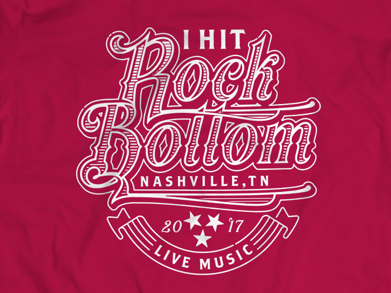 Rock Bottom by DoubleStruck Designs on Dribbble