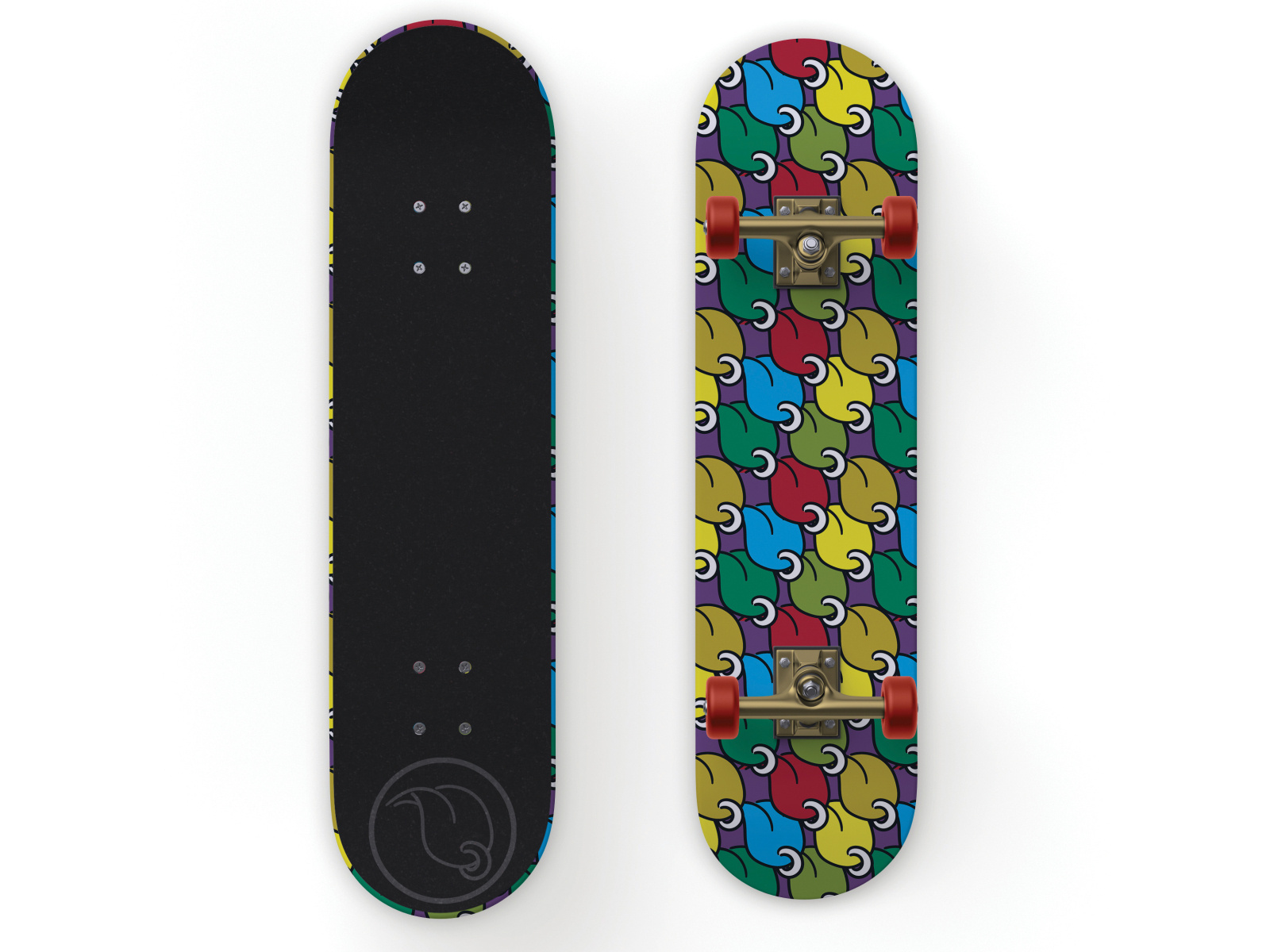 Pattern design - Skateboard by Darran Litchfield on Dribbble