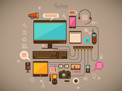 Stay Connected by Peecheey on Dribbble