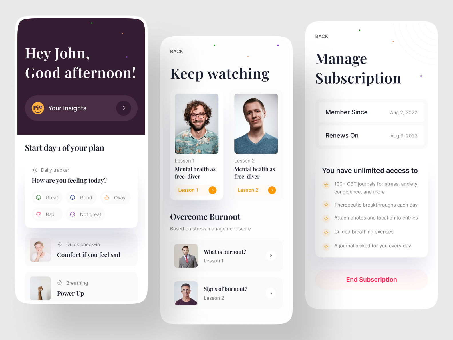 CBT-Guided Mobile Apps by MD Jalal on Dribbble