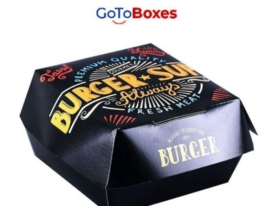 Get Premium Quality Custom Burger Boxes with Free shipping by GotoBoxes ...