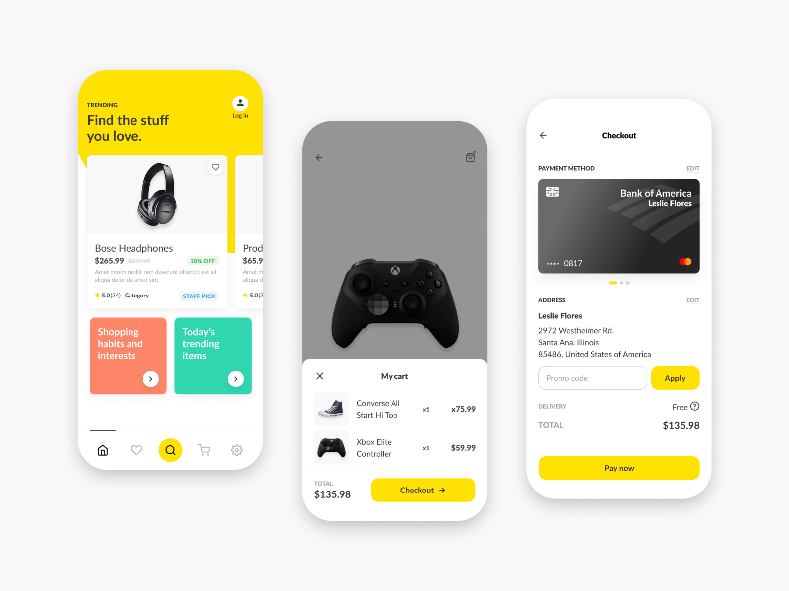 Daily UI # 02 - Checkout by Zain Ahmed on Dribbble