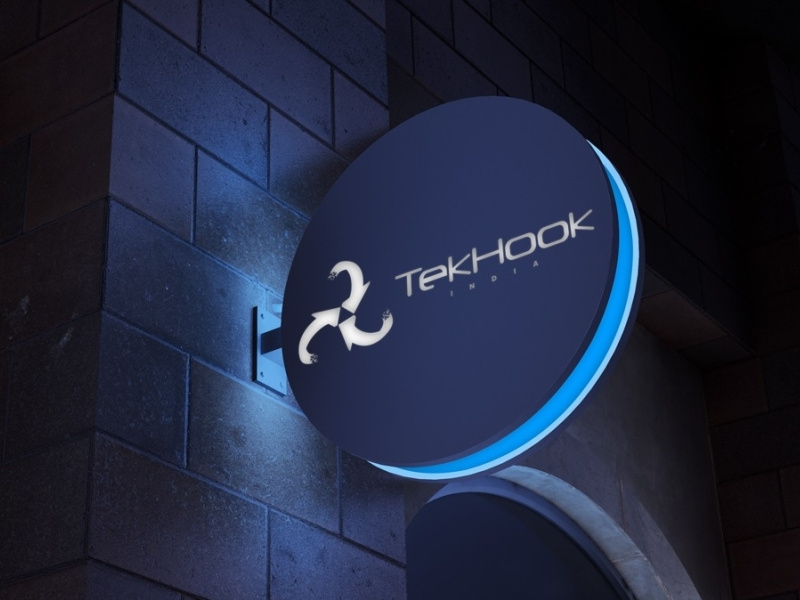 Tekhook logo Design by Tarbundiya Pankaj on Dribbble