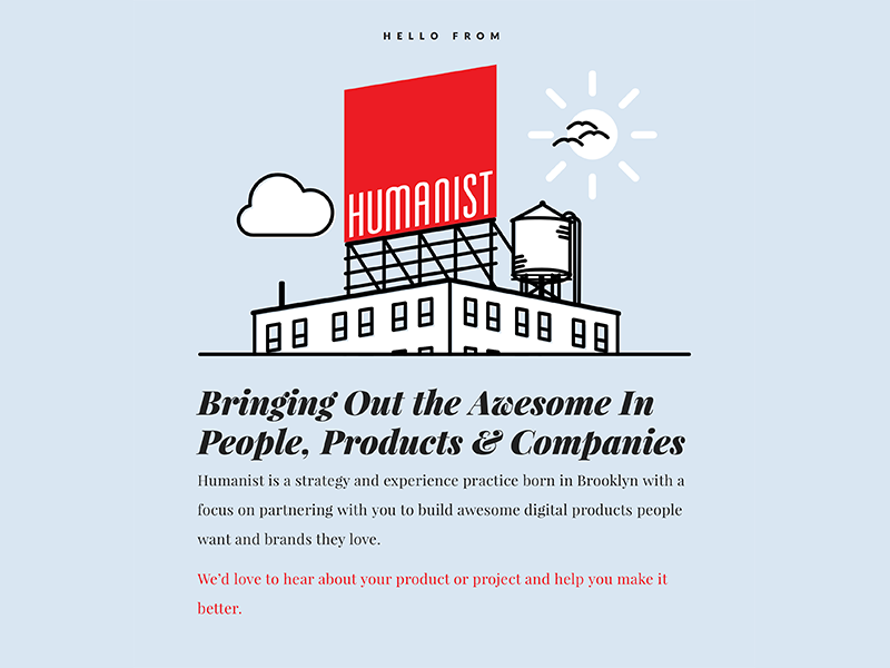Humanist website update by Humanist on Dribbble