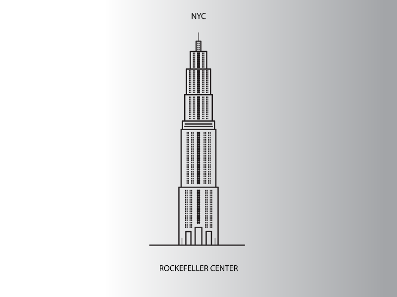 Rockefeller Center by Breton Brander on Dribbble