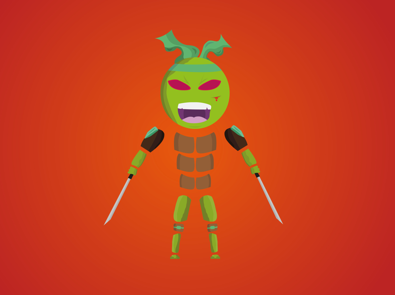 TMNT Illustration by Piotr Rozalski on Dribbble