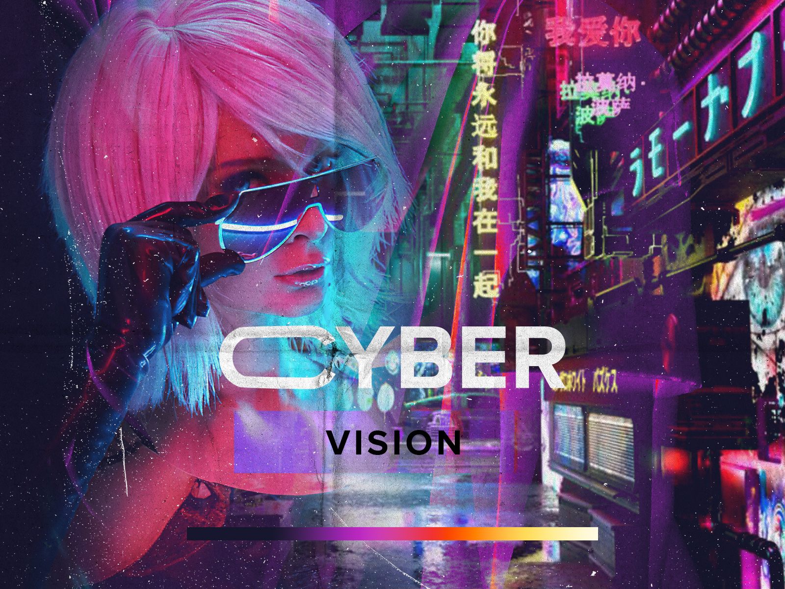 Cyberpunk Cover Art | Double Exposure by Piotr Rozalski on Dribbble