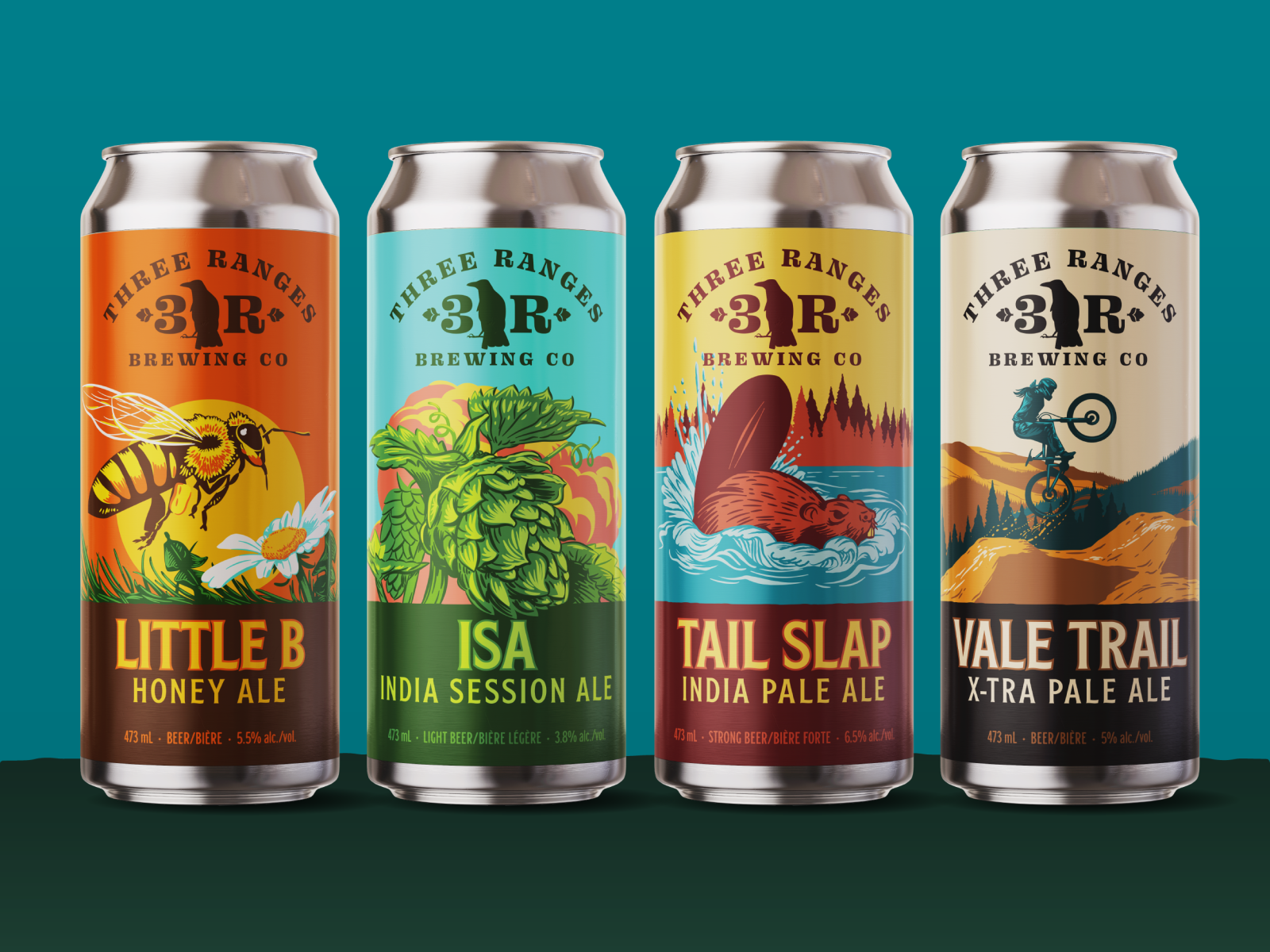 Three Ranges Brewing Refresh by Leechtown Design on Dribbble