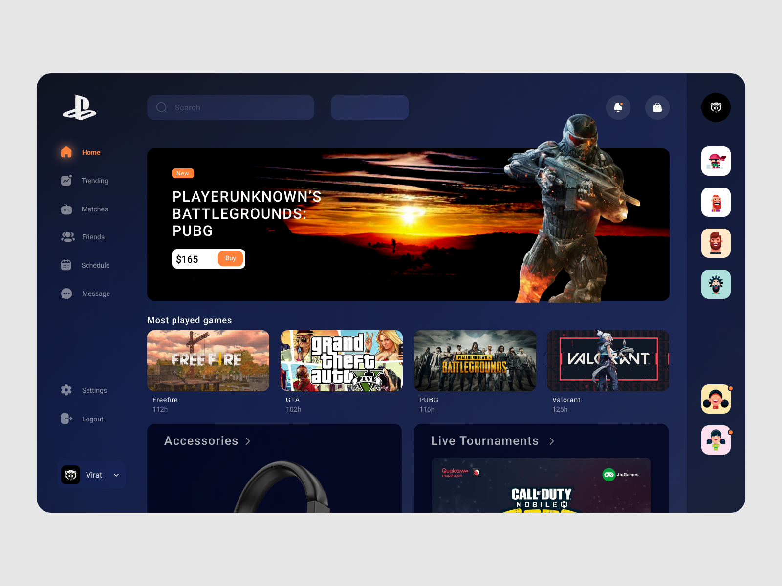 PS redesign by swati panchal on Dribbble