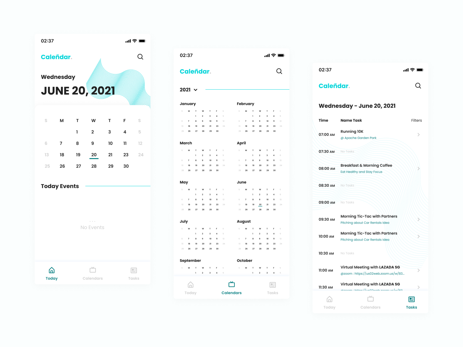 Caleñdar Task App by Jainudin A on Dribbble