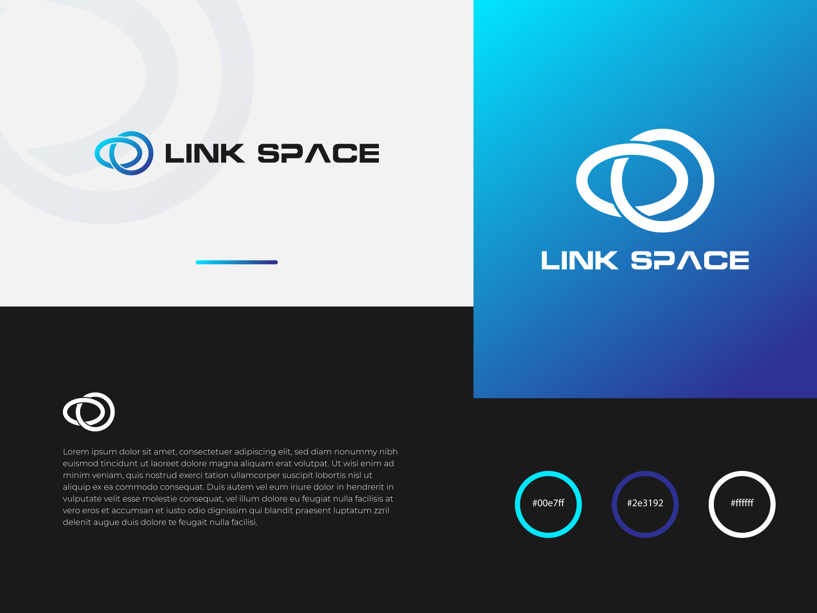 Link Space Minimalist Logo by Reza Pixels | Logo and Branding on Dribbble