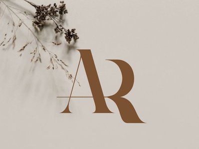 AR MONOGRAM /LETTER LOGO/TYPOGRAPHY LOGO by Nishat Tasnima on Dribbble